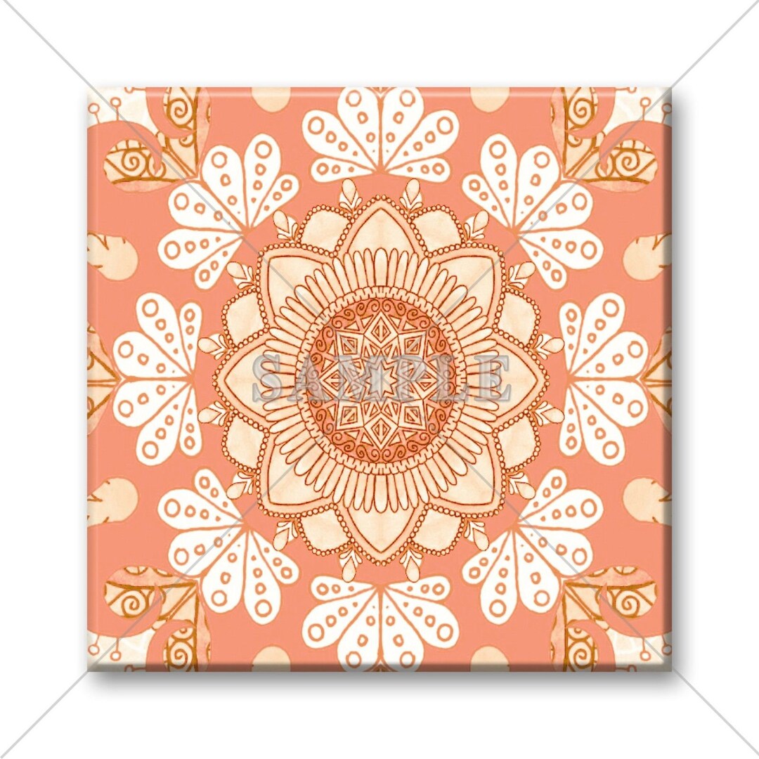 Unique Decorative Ceramic Tile Mandala Tile Design Ceramic Tile ...