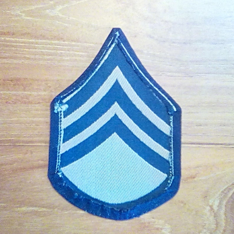 Vintage US Army Staff Sergeant Insignia - Korean War Era Patch - Dark ...