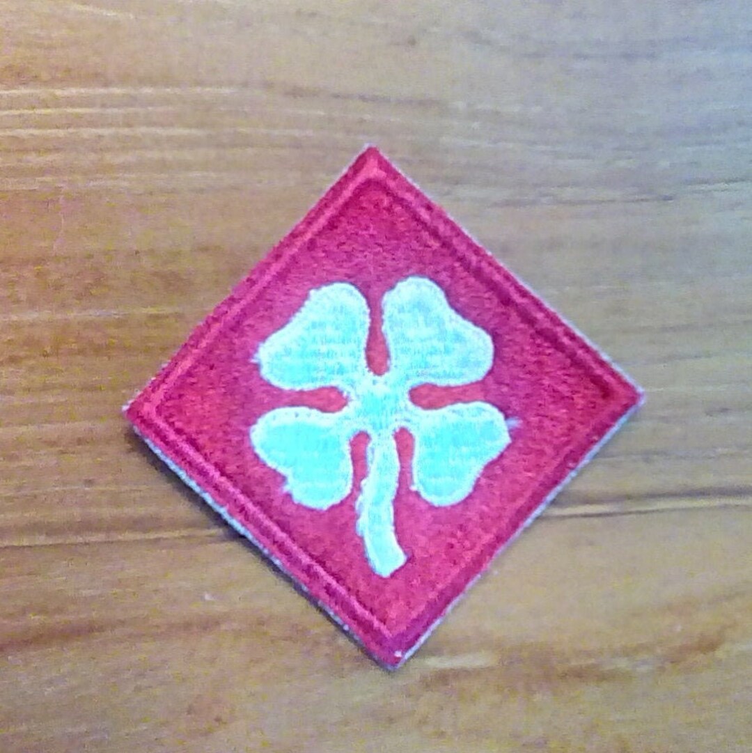 WWII 4th Army Infantry Division Military Patch, Fourth United States ...