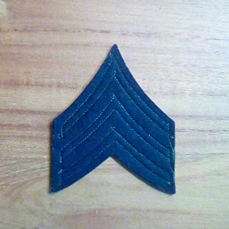 US Army Sergeant Chevron, Wwii-korean War Era, 1940's-1950's, Wool Felt ...