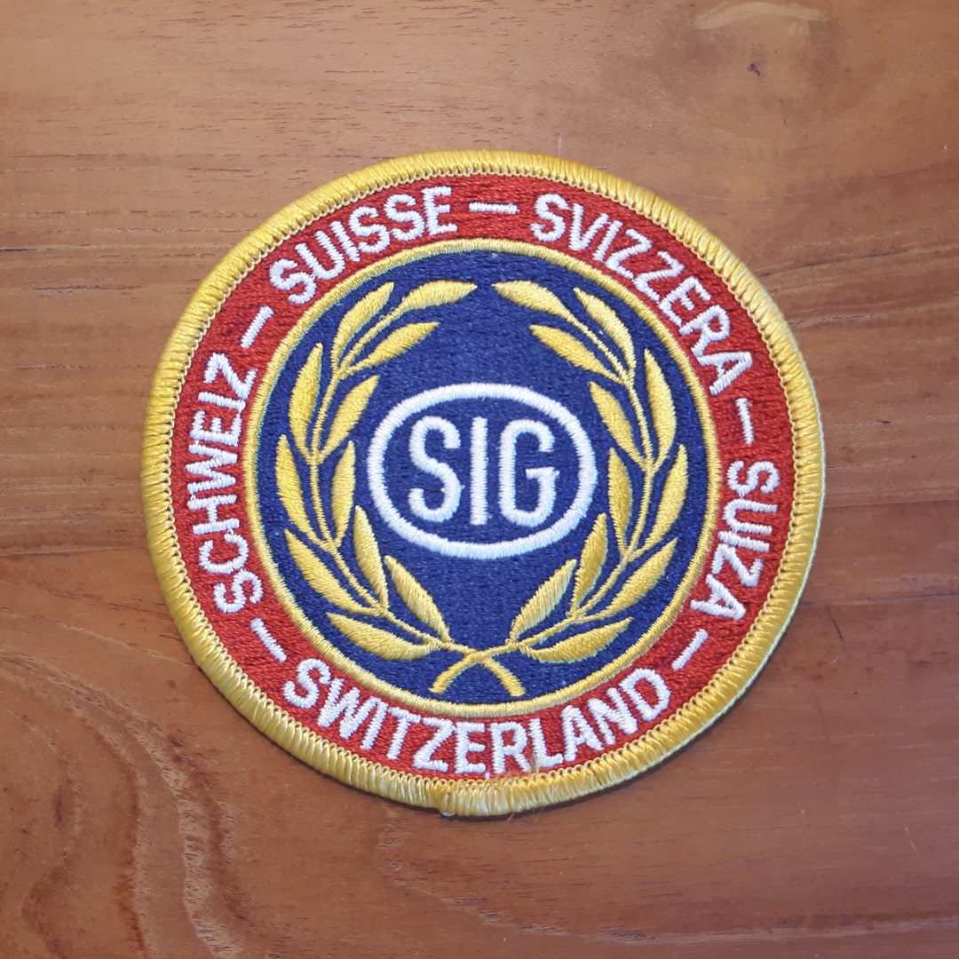 Sig Switzerland Schweiz Suisse Svizzera Suiza Patch Logo, 4 Inch ...