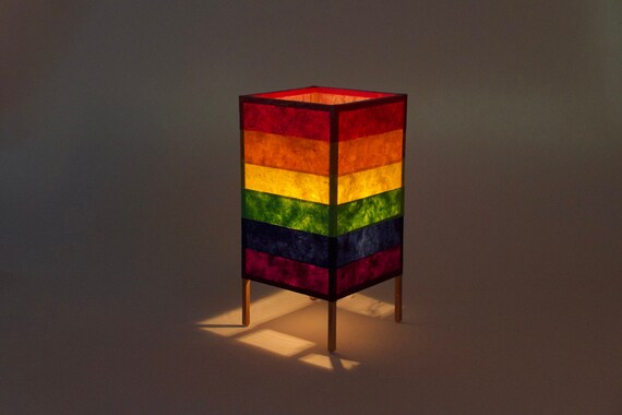 Gay Pride LGBTQ Decor Table Lamp Accent Lamp Rainbow Lamp | Etsy