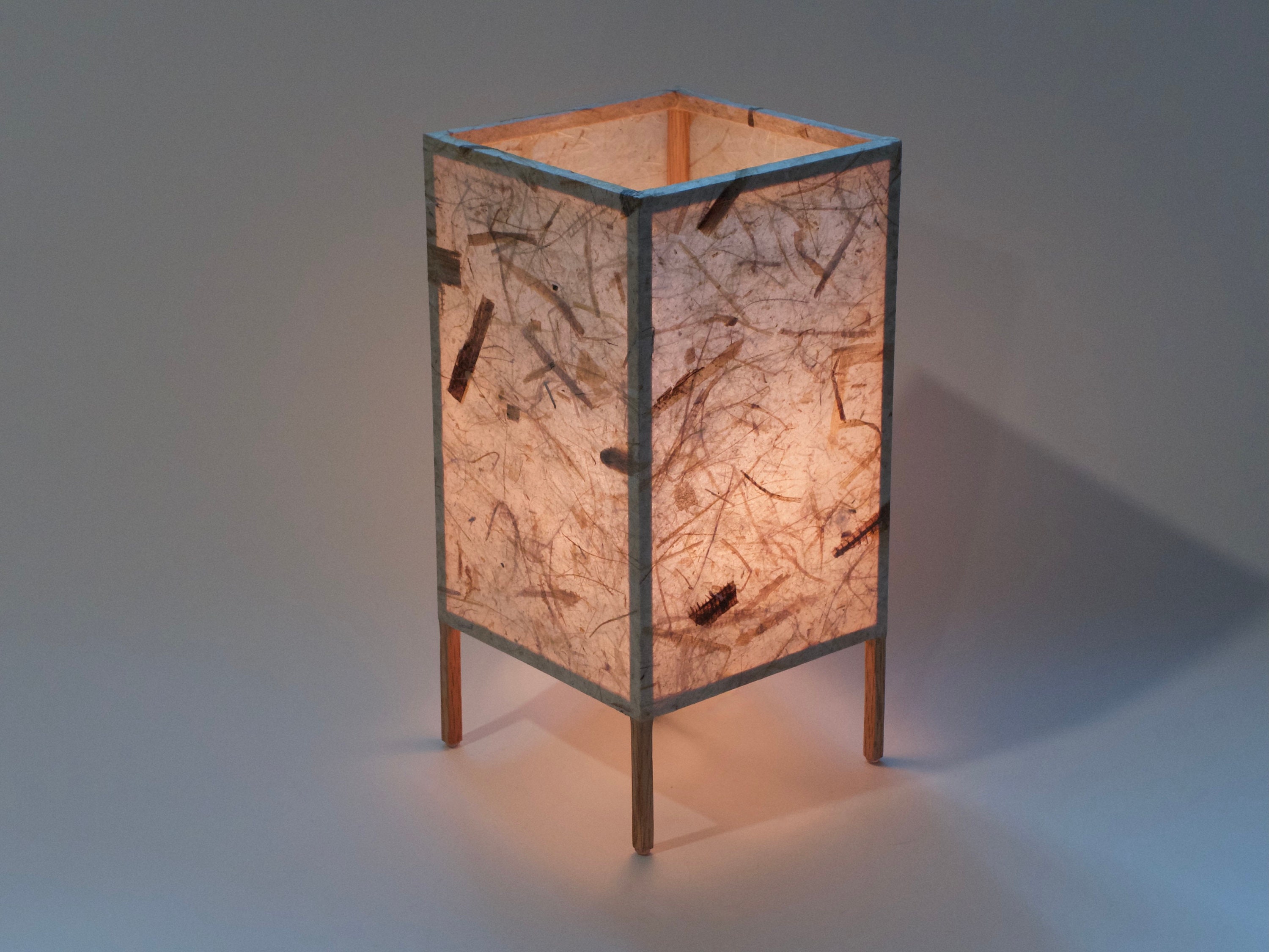 Choice of Color Banana Fiber Paper Table Lamp Accent Lamp - Etsy