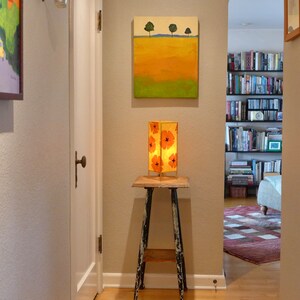 Orange Poppy Pop of Color Paper Accent Lamp - Etsy