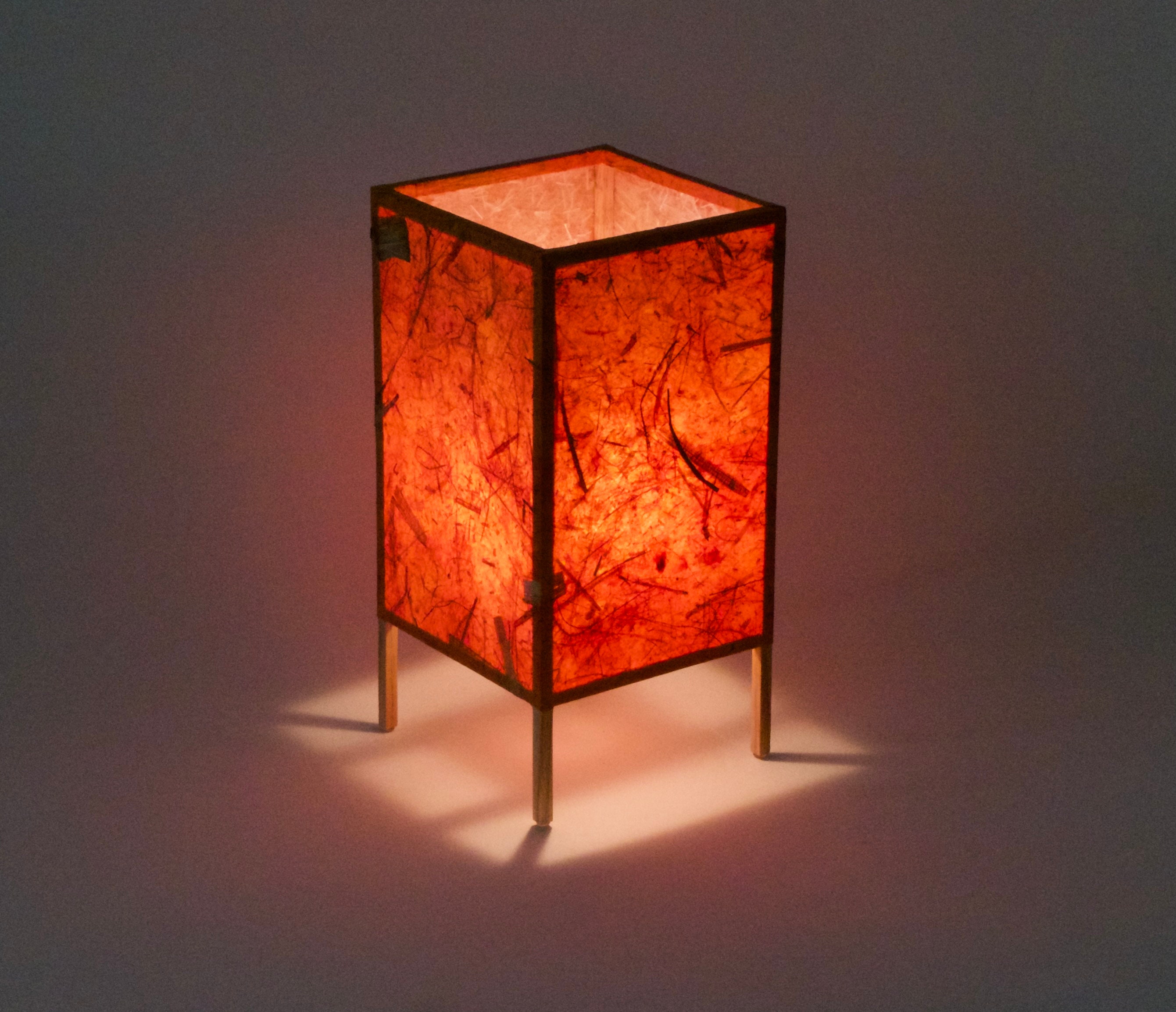 Choice of Color Banana Fiber Paper Table Lamp Accent Lamp - Etsy