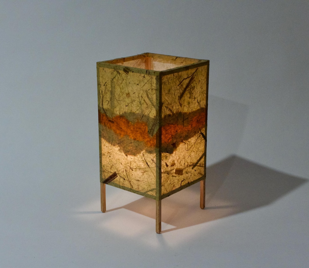 Layered Organic Multi-colored Table Lamp - Etsy