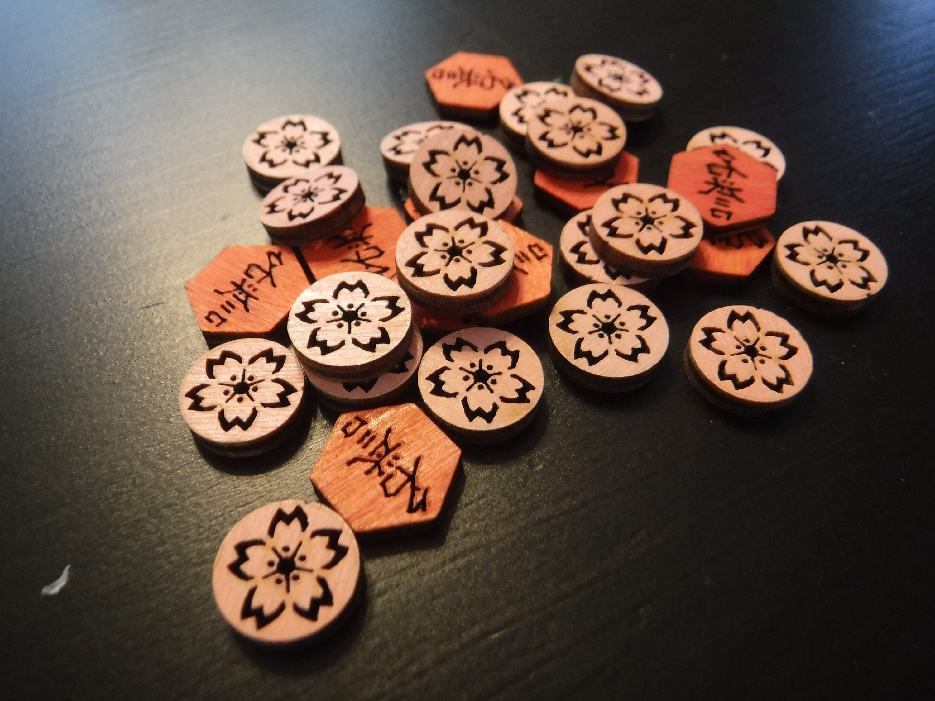 Wood Tokens for L5R Legend of the Five Rings - Etsy