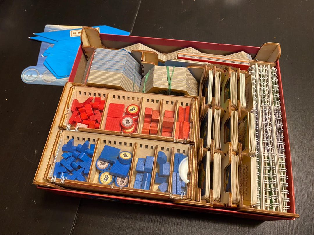 Organizer Insert Compatible With Catan + Seafarers + Cities & Knights ...
