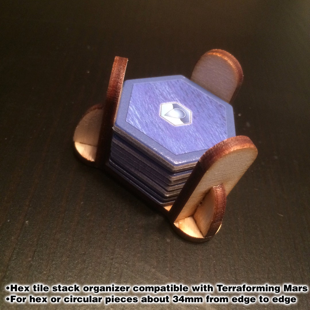 Stack Organizer for Terraforming Mars Hexagonal Tiles - Etsy