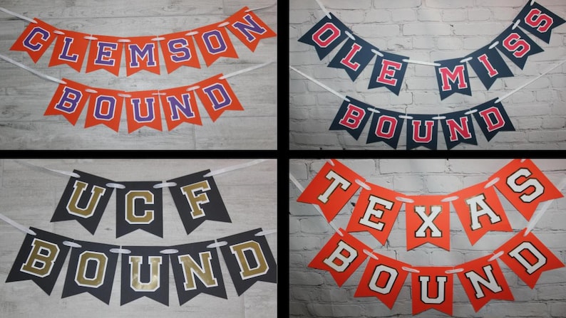 College Bound Banner College Graduation High School - Etsy