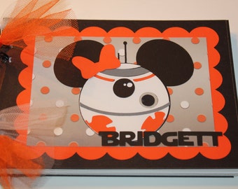 Personalized Disney Autograph Book Inspired by BB8 - Etsy