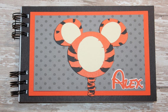 Personalized Disney Autograph Book inspired by Tigger | Etsy