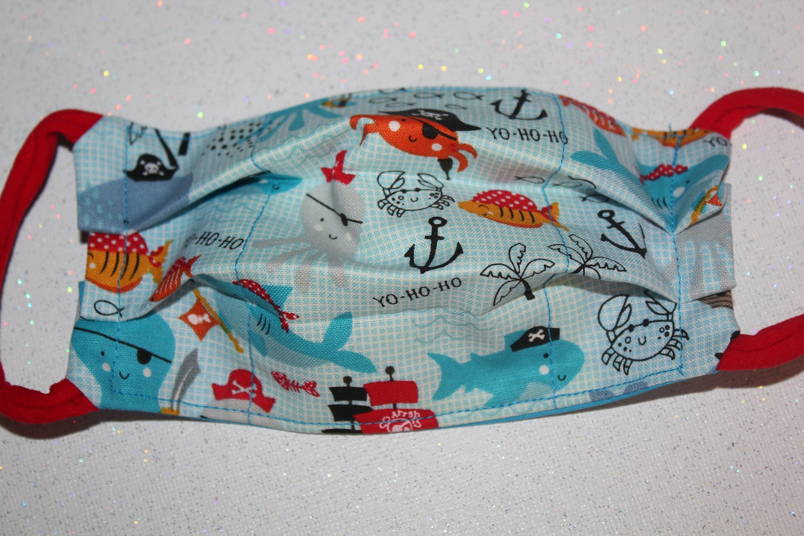 Turtles Fish & Ocean Pirates Face Masks Washable | Etsy