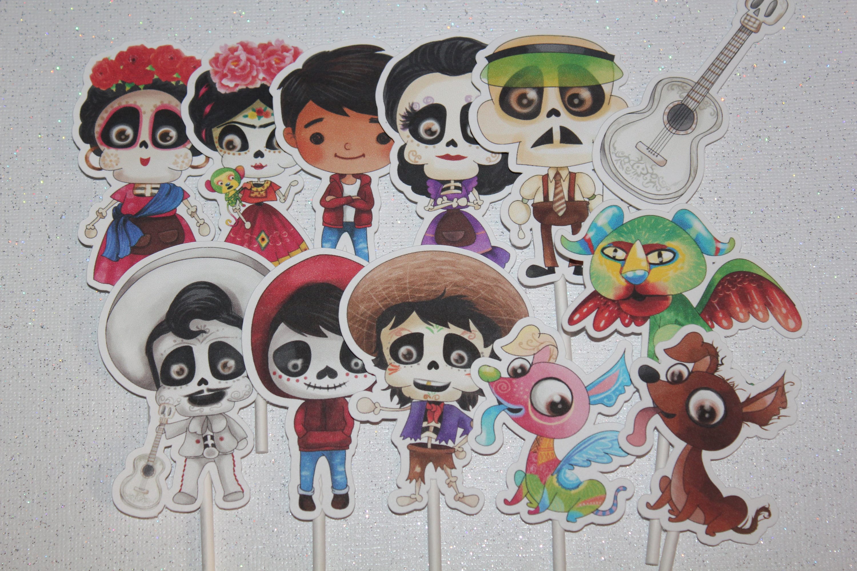 Coco Inspired Cupcake Toppers - Etsy