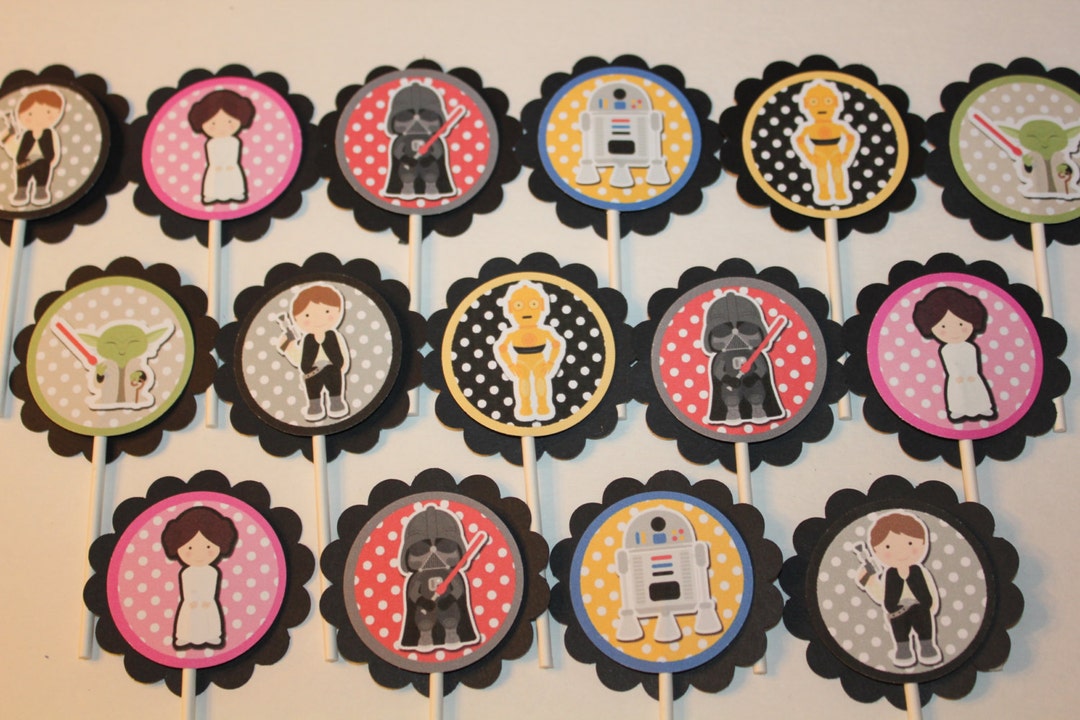 Star Wars Inspired Cupcake Toppers - Etsy
