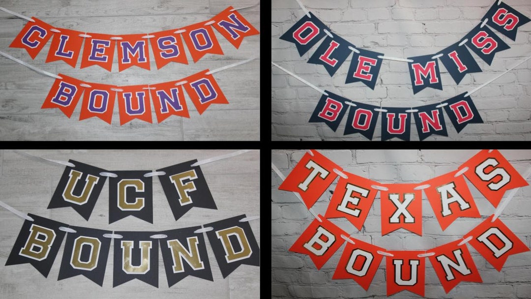 College Bound Banner College Graduation High School Graduation Custom ...