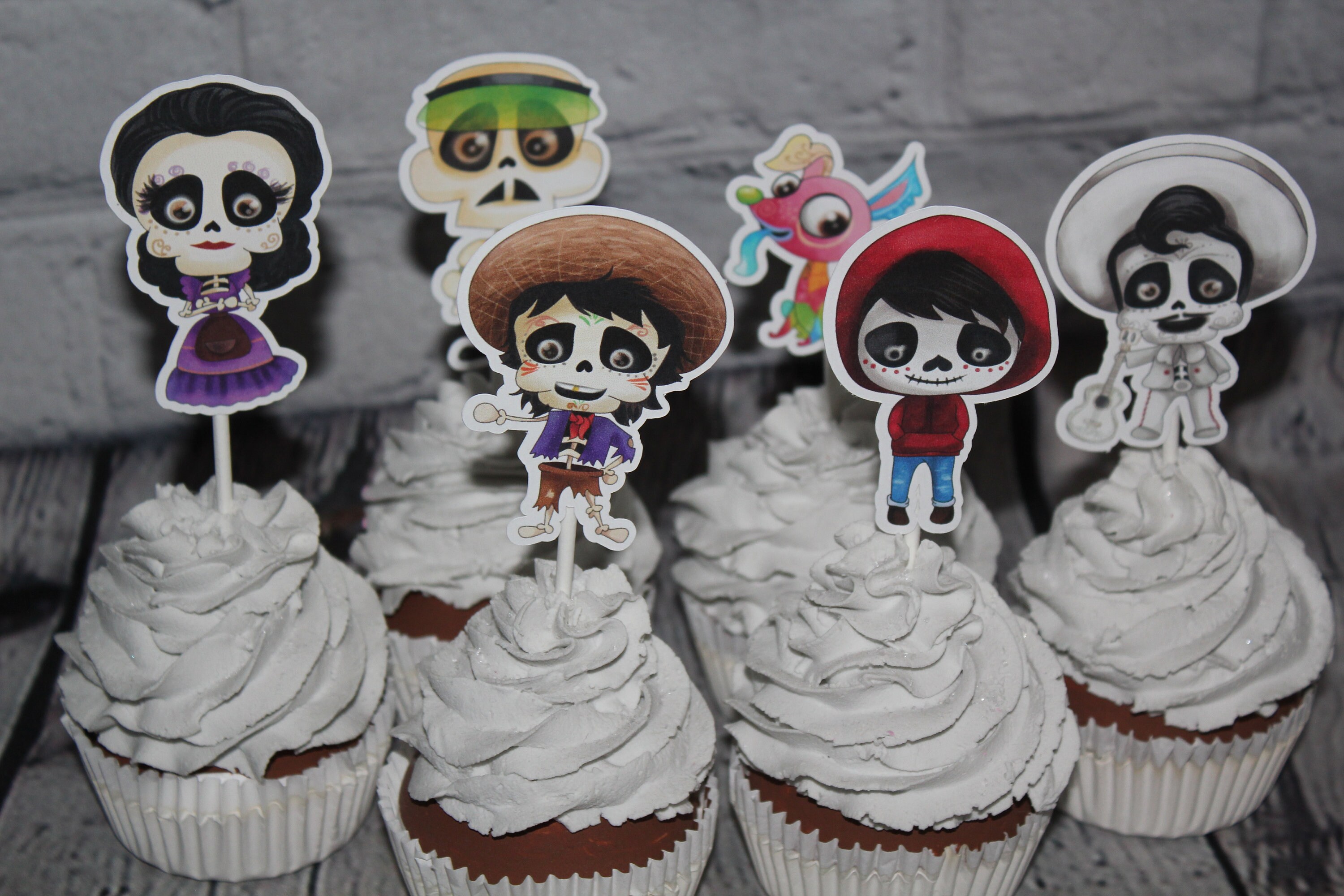 Coco Inspired Cupcake Toppers | Etsy
