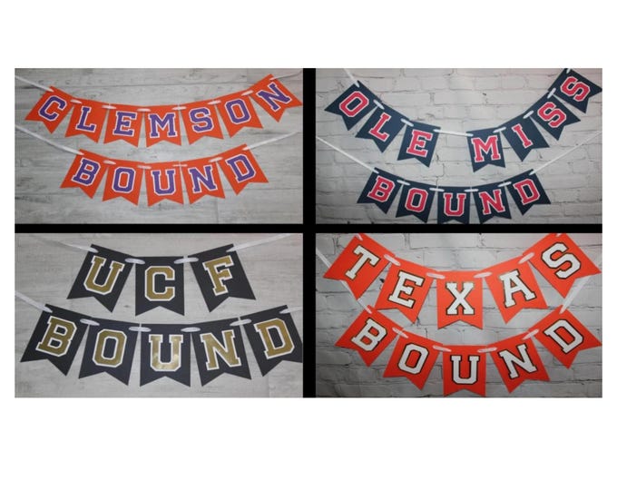 College Bound Banner - College Graduation - High School Graduation ...