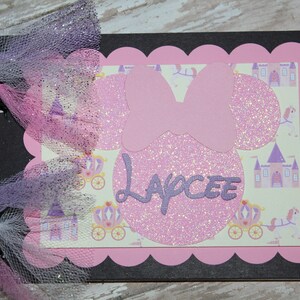 Glitter- Personalized Disney Autograph Book Inspired by Minnie Mouse - Etsy