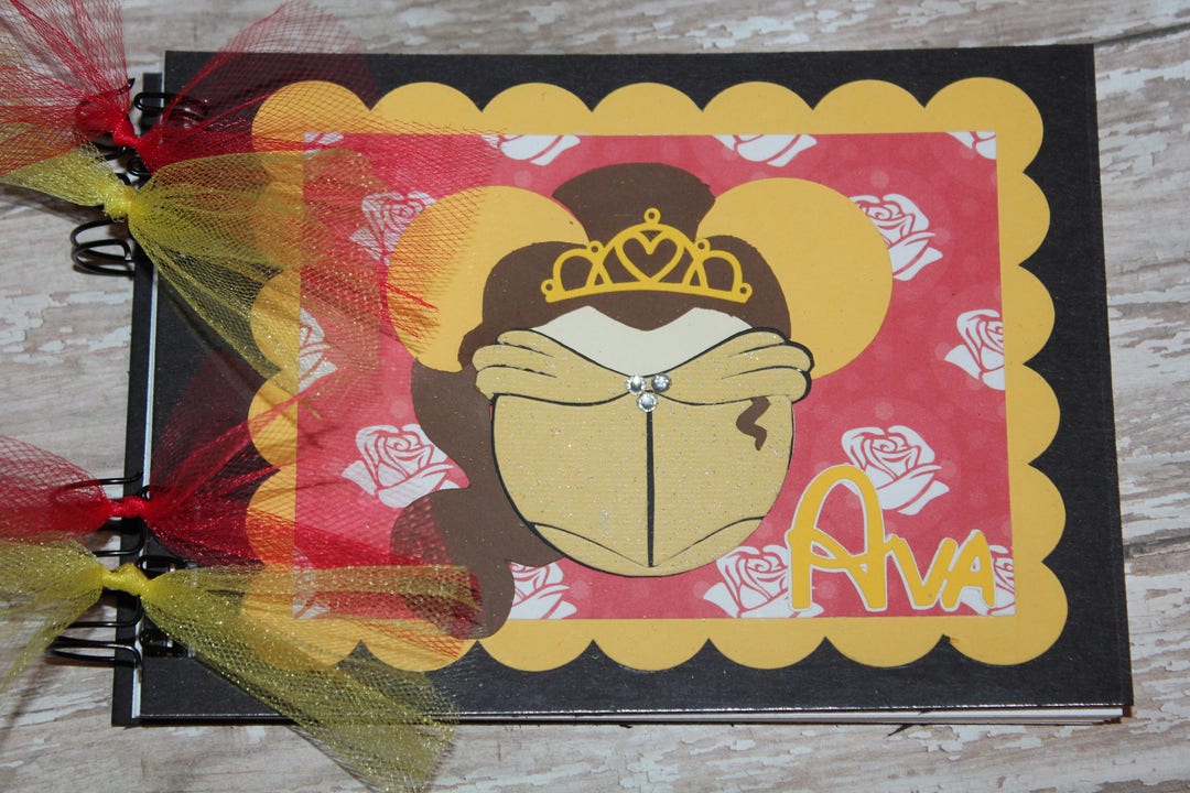 Personalized Disney Autograph Book Inspired by Belle - Etsy