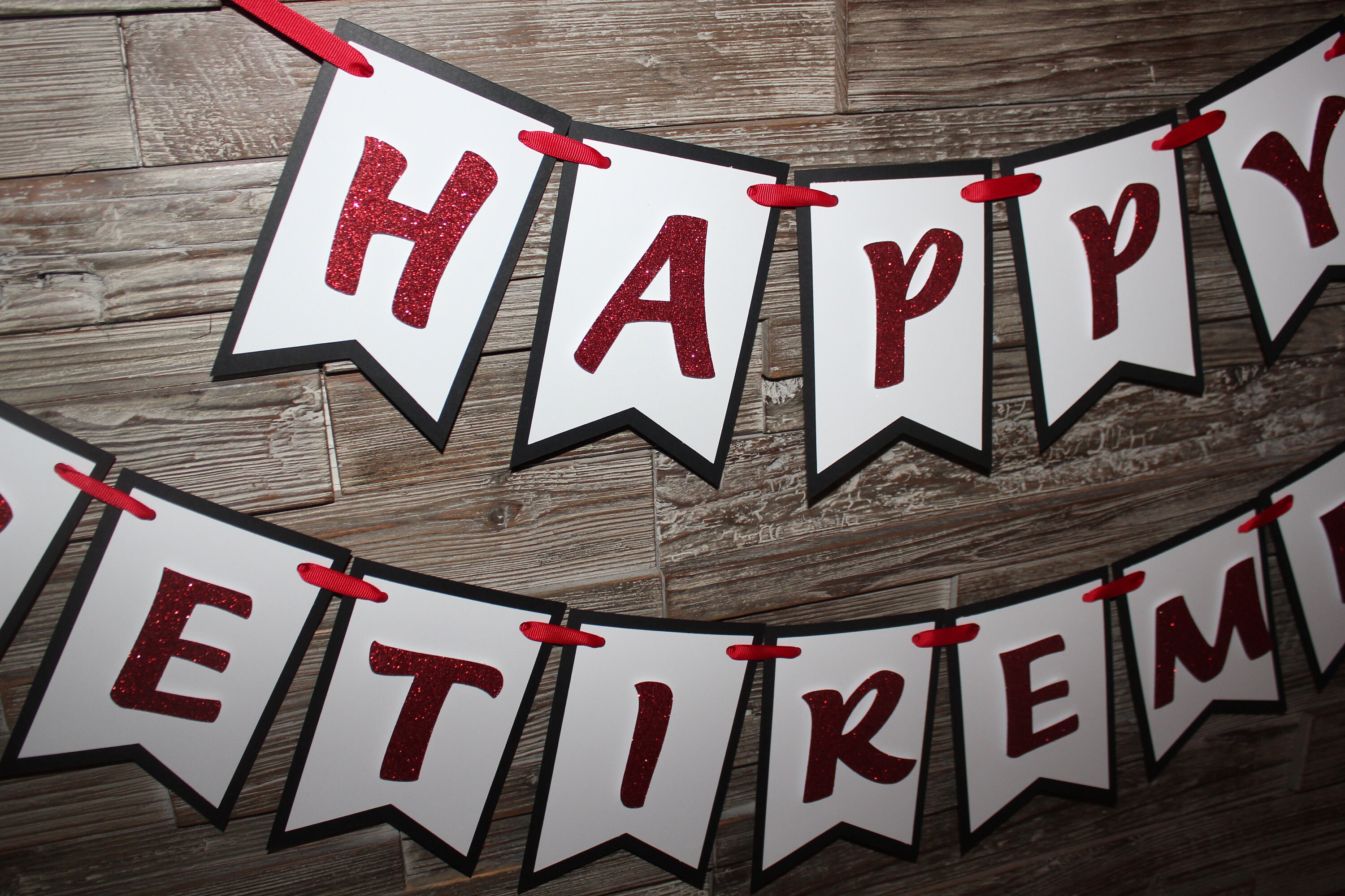 Happy Retirement Banner Retirement Party Banner | Etsy