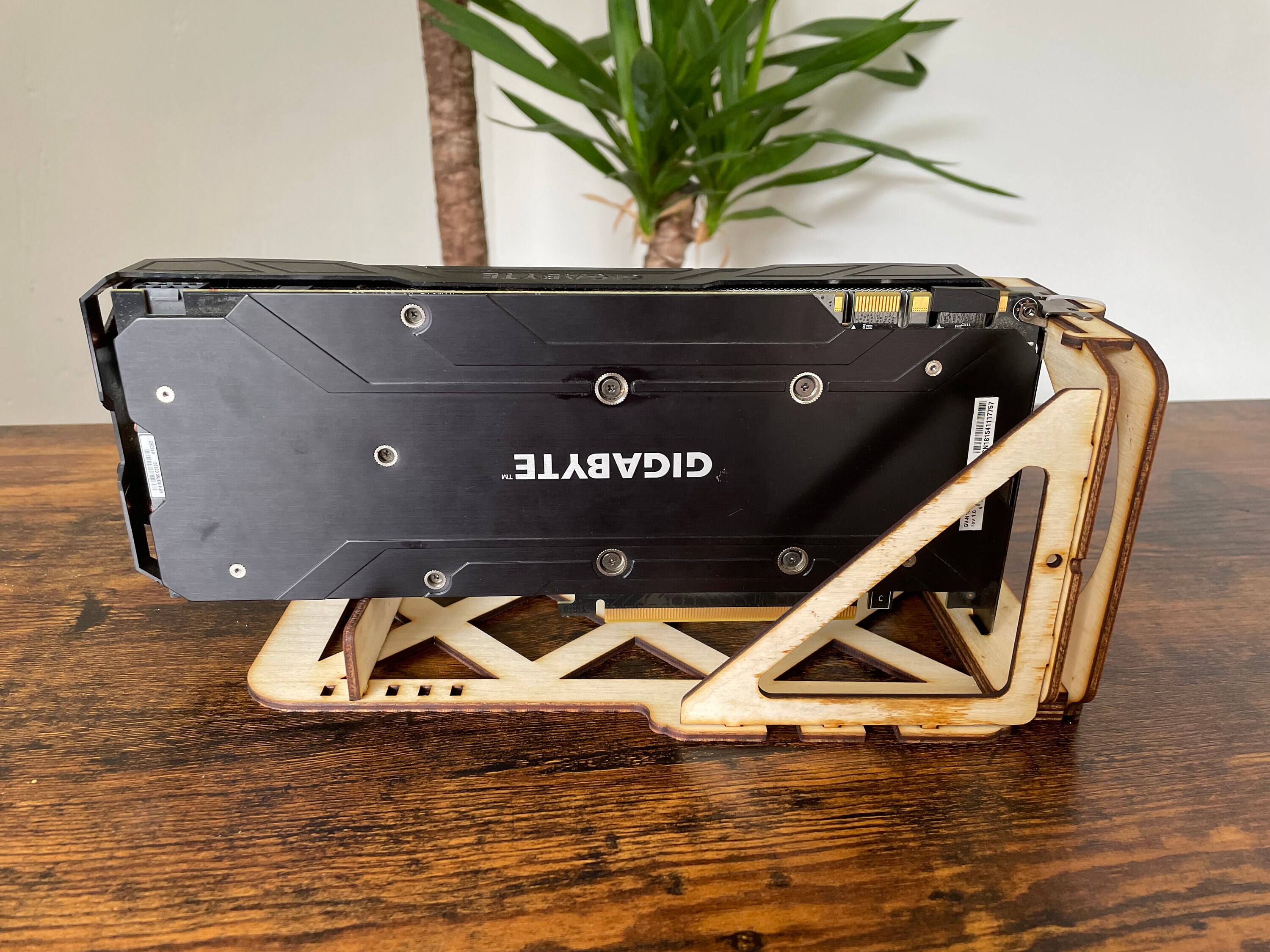 WOOD External GPU Graphics Card Stand Mining Rig Stand | Etsy