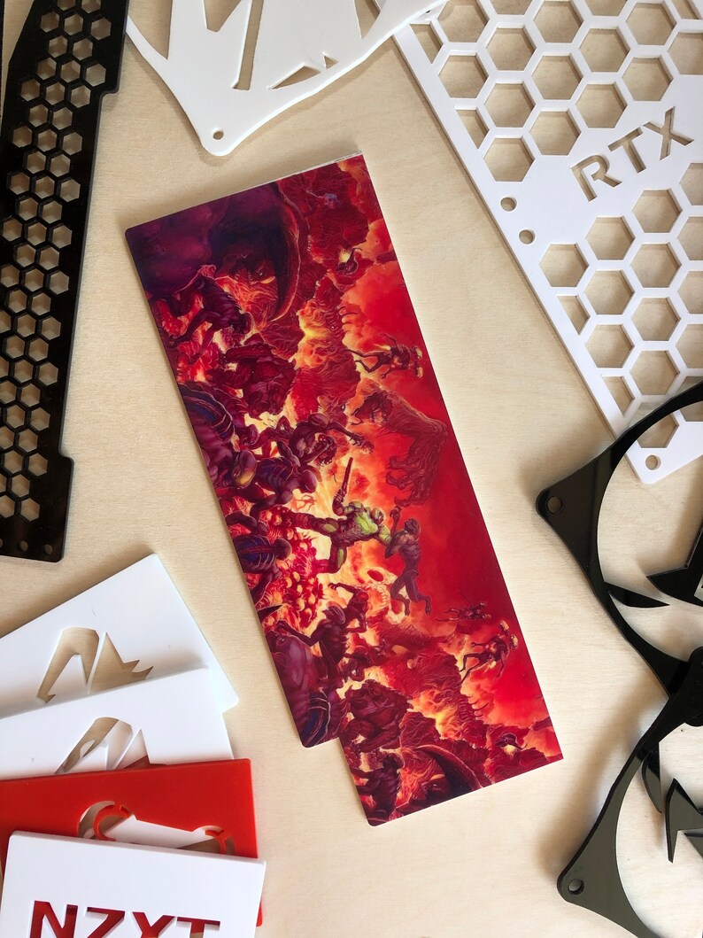 CUSTOM Print Personalised GPU Backplate All Cards Gtx Rtx - Etsy