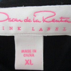 Vintage Oscar De La Renta Pink Label Black Sheer Satin Robe Size XL - Etsy