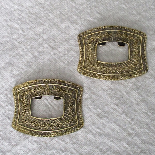 Art Deco Shoe Clips - Etsy