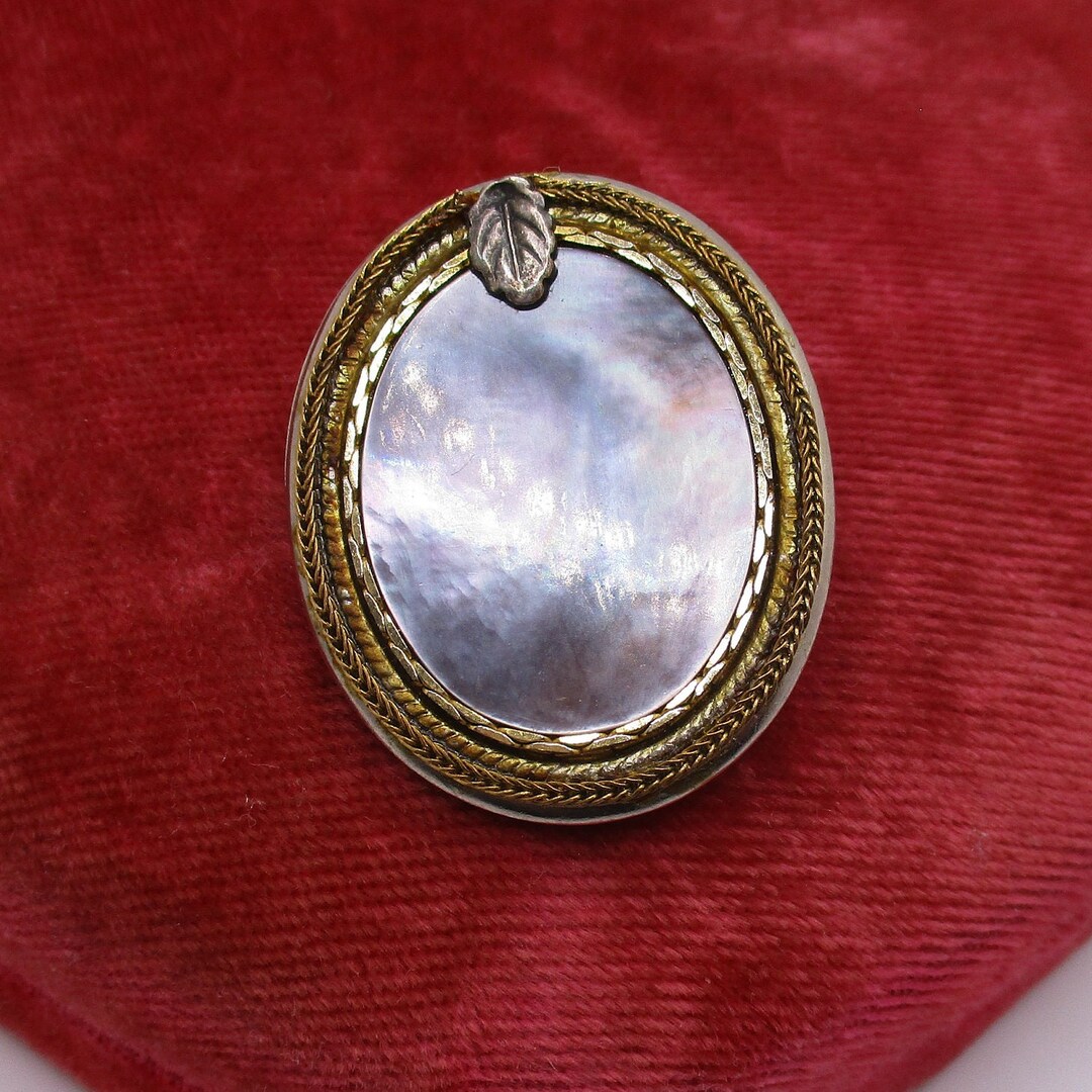 Vintage Langani German Designer Mother of Pearl Stainless Steel ...