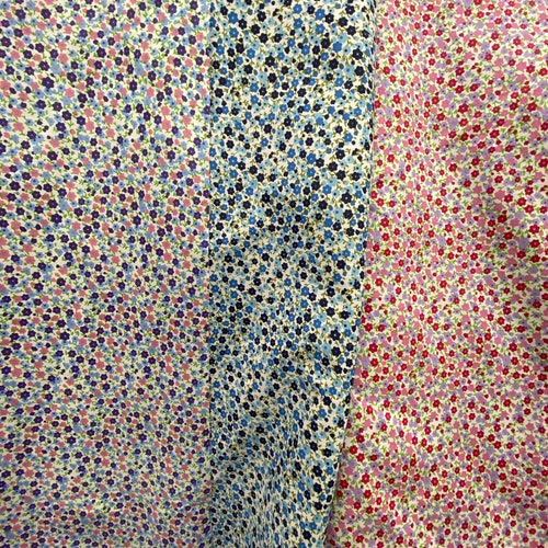 Small Flowers Print Calico Poly Cotton Non-stretch Sells by - Etsy