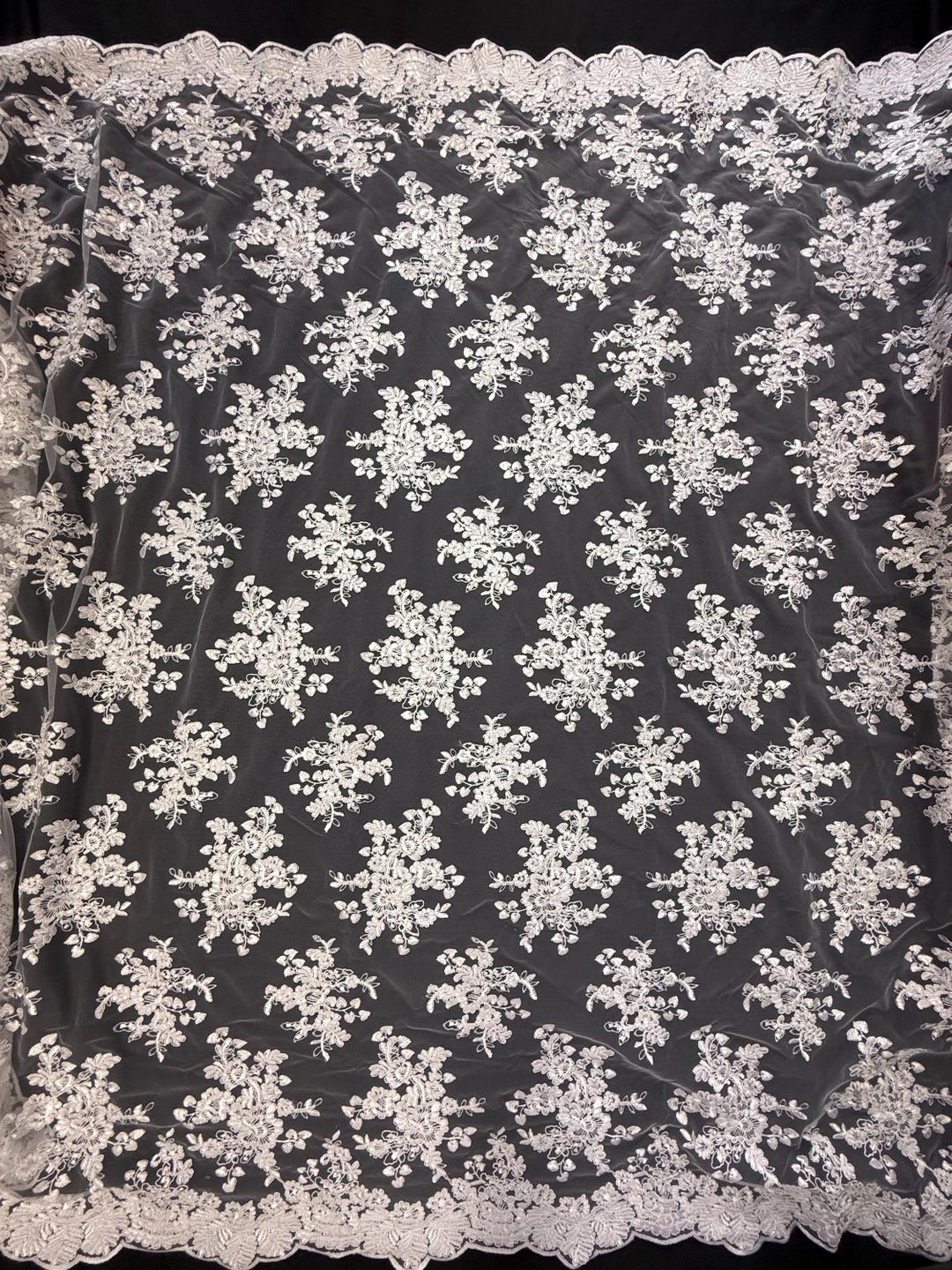 Embroider Corded Vintage Lace, No Sequins/shine, Sells/price by the ...
