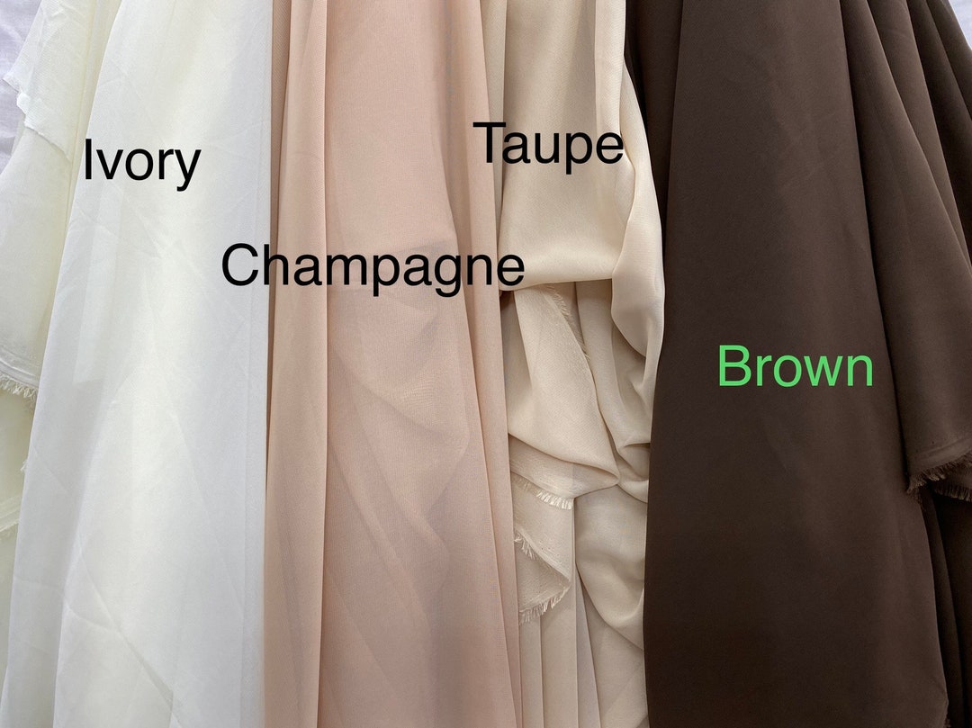 High Multi Chiffon, 60" Wide, Sells by the Yard Only, 30+ Colors ...