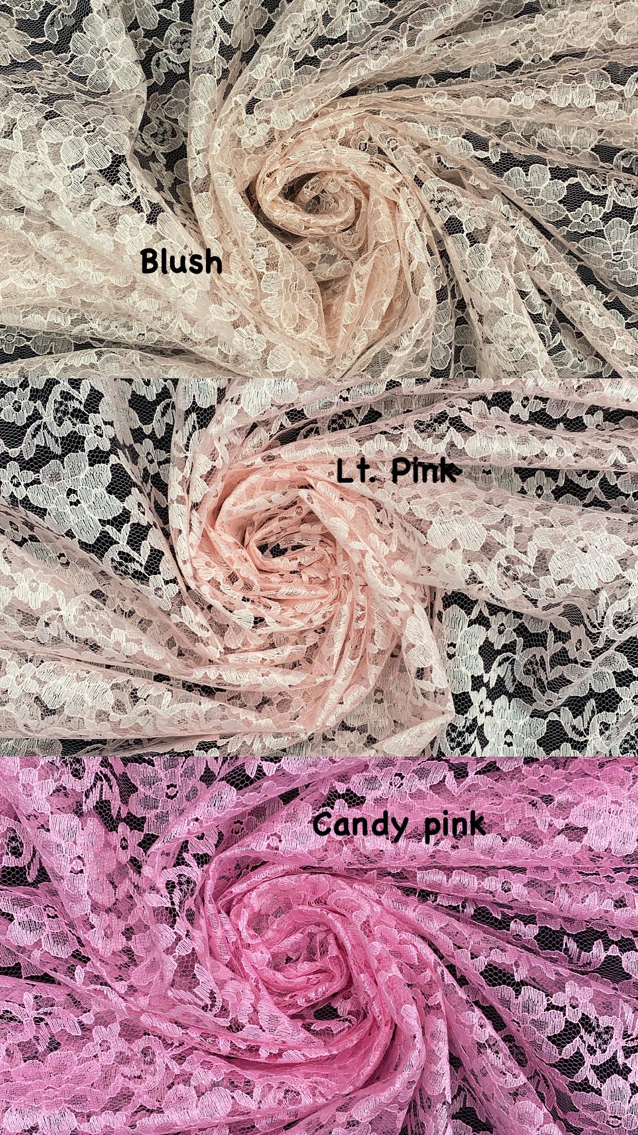 Rachelle Floral Lace, 60" Wide, Sells by the Yard, Non Stretch, Price ...