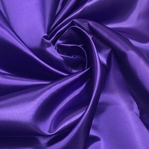 Bridal Thick Shiny Satin Fabric 60 Wide Sells by the | Etsy