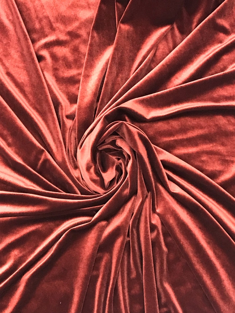 Stretch Velvet Fabric 60 Wide Sells by the Yard Many - Etsy