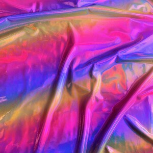 Slanted Rainbow Hologram Foil Spandex 2-way Stretch 60 - Etsy