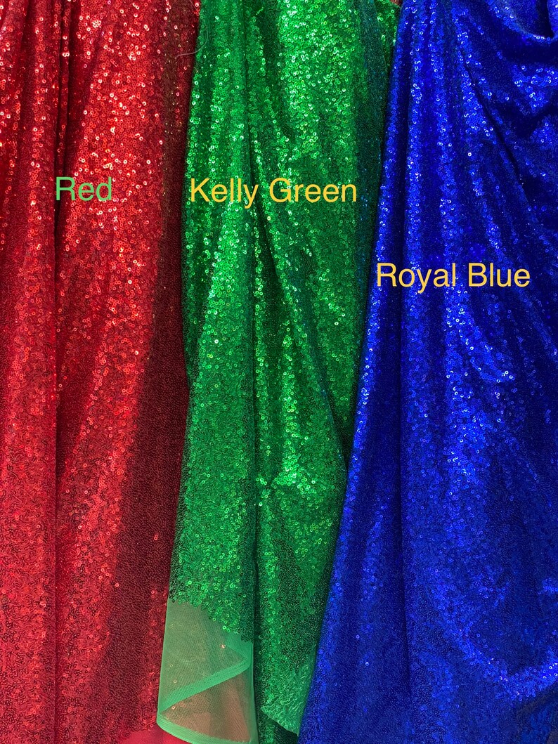 3mm Sequins Glitz on Mesh Fabric Sells by the Yard Many - Etsy