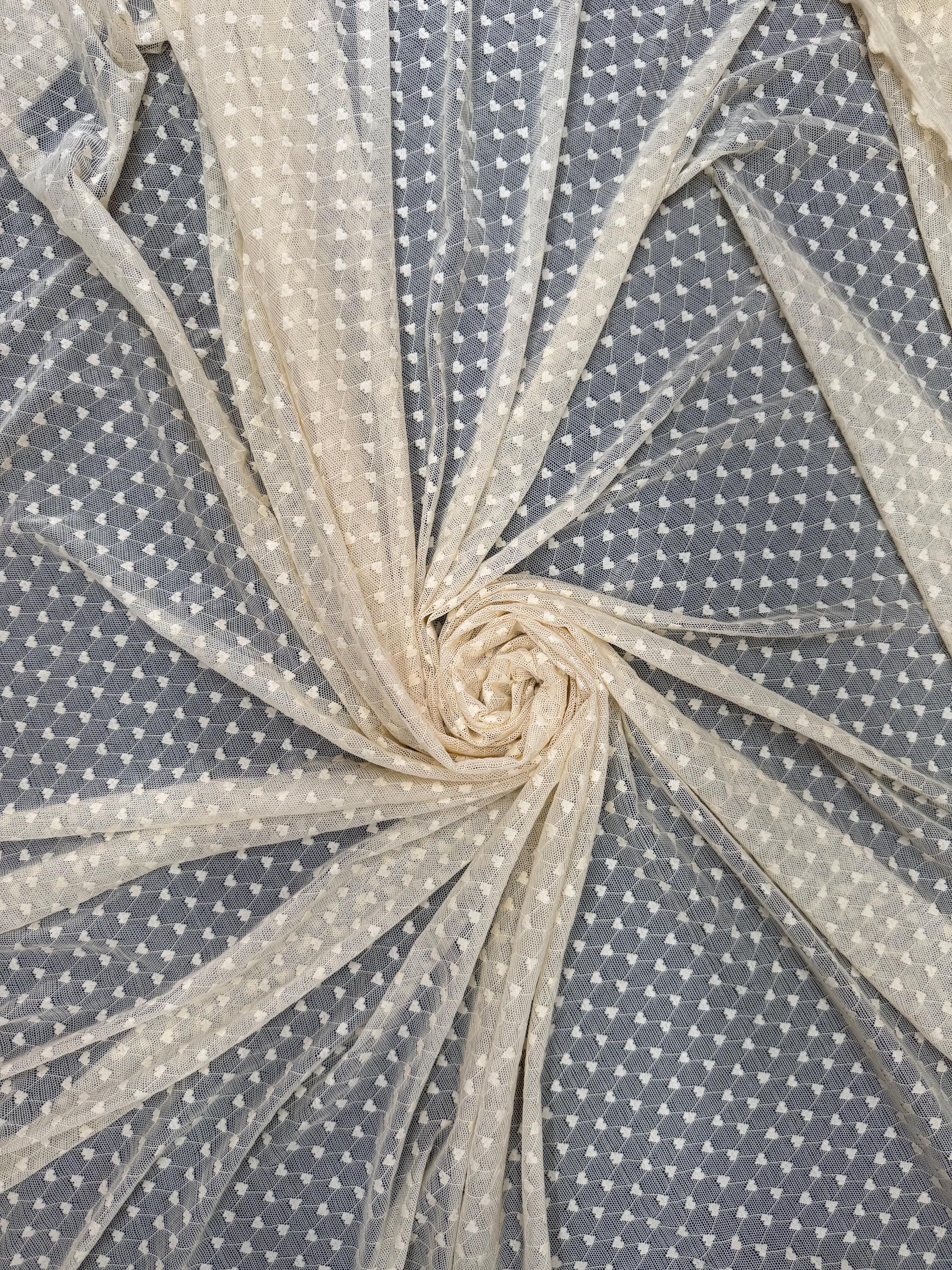Dotted Design 2-way Stretch Mesh Fabric, Aspi Dot, 52" Wide, Sells ...