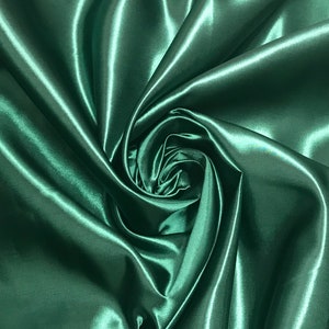 Bridal Thick Shiny Satin Fabric 60 Wide Sells by the | Etsy