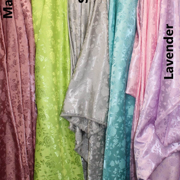 Jacquard Brocade Fabric Etsy