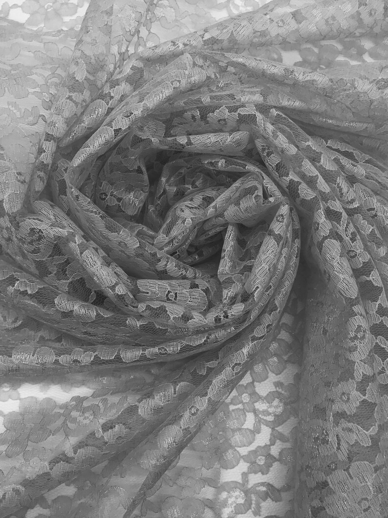 Rachelle Floral Lace Fabric 60 Wide Non Stretch Sells - Etsy