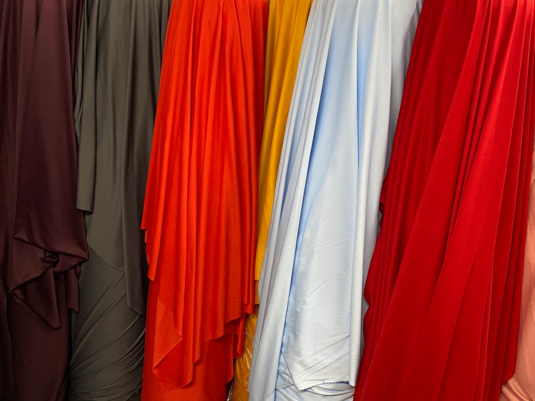 2 Way Stretch Lining Fabric, 100% Polyester, 60" Wide, Sells by the ...