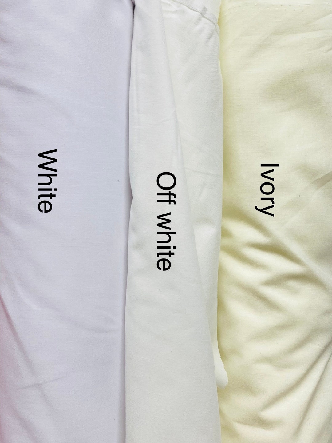 Broadcloth Poly Cotton Solid Fabric, 60" Wide, Sells by the Yard, Non ...