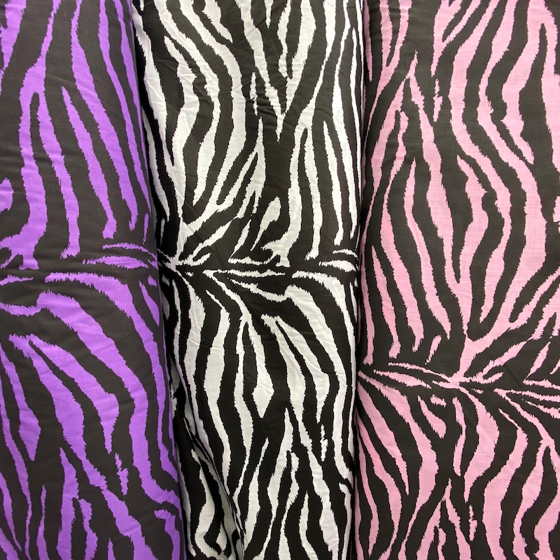 Zebra Fabric - Etsy