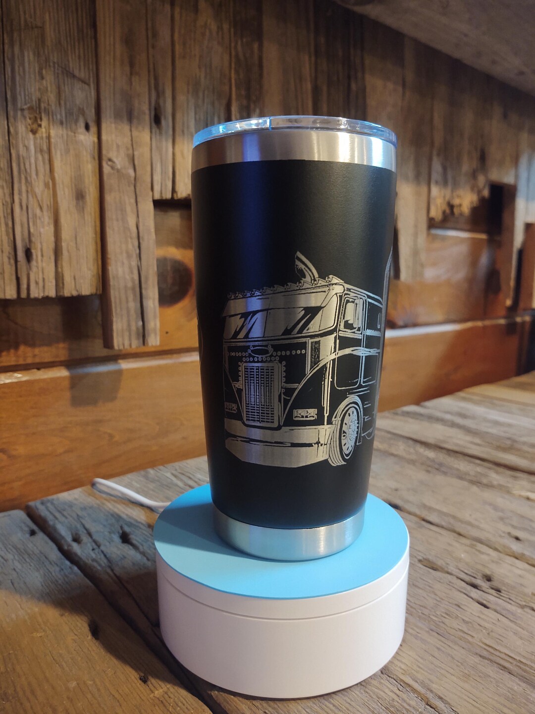 20oz Cabover Pete Design Laser Engraved Tumbler - Etsy