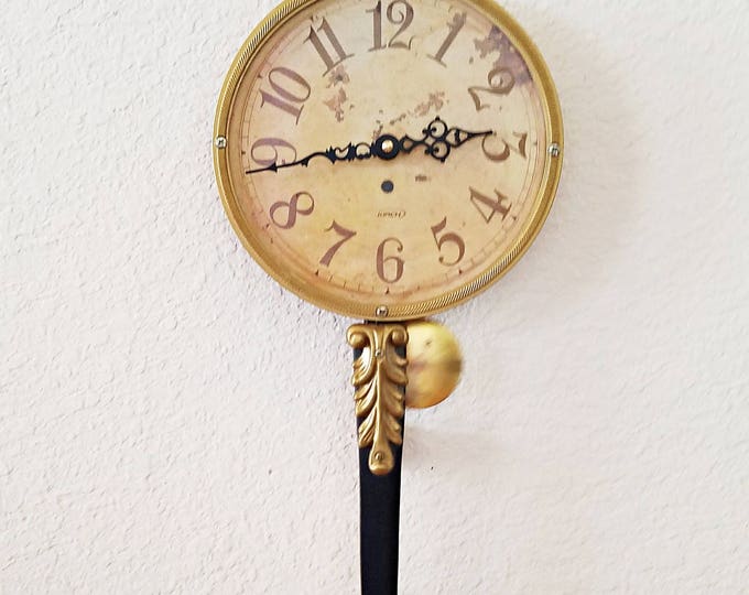 Vintage Timeworks "museum Series" Violin Moving Pendulum Wall Clock ...