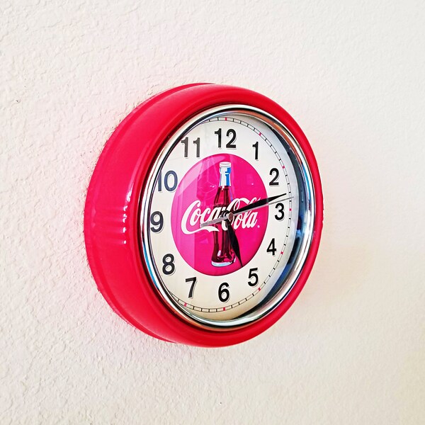 Vintage Coke Wall Clock - Etsy