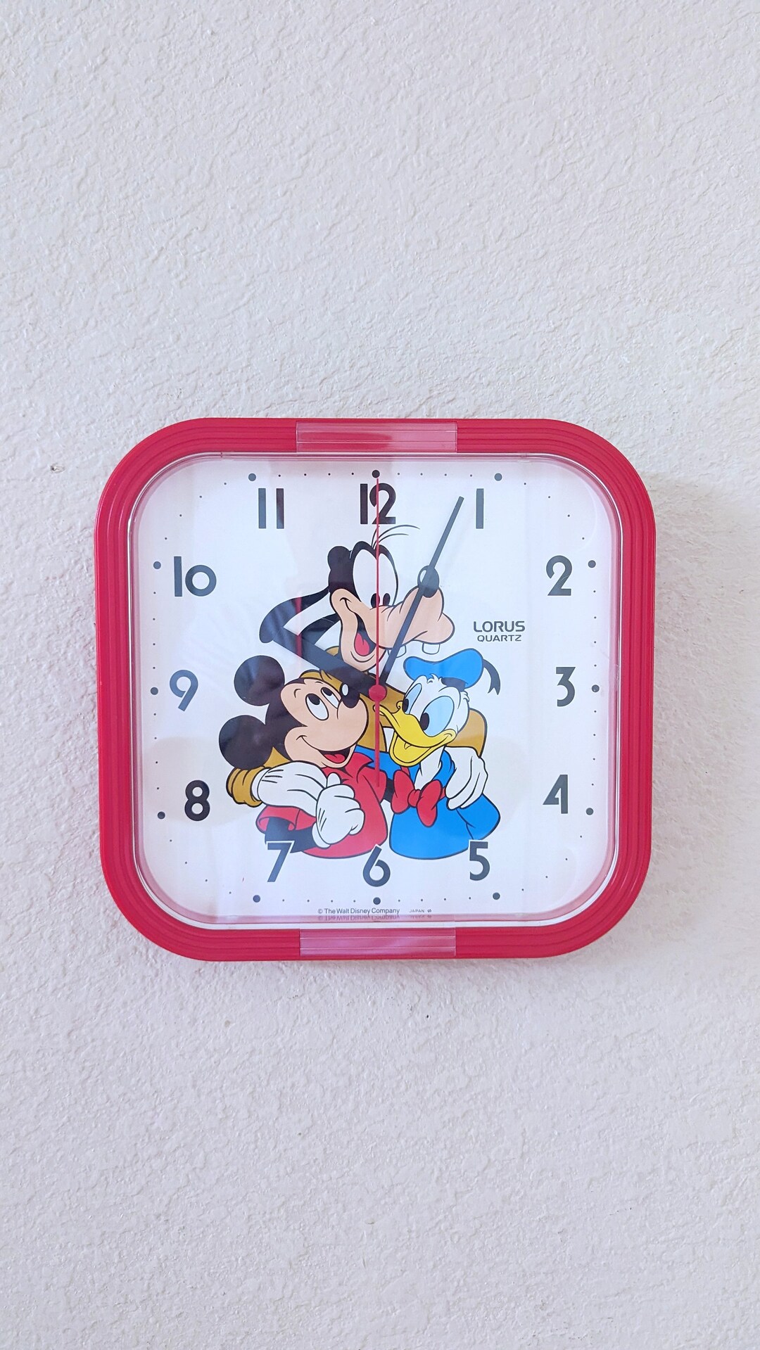 Mickey Mouse Donald Duck & Goofy Walt Disney Wall Clock - Etsy