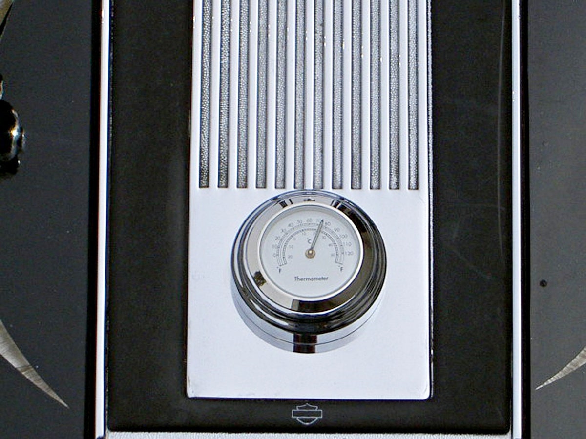 Stick-on White Mini Thermometer With Chrome Plated - Etsy